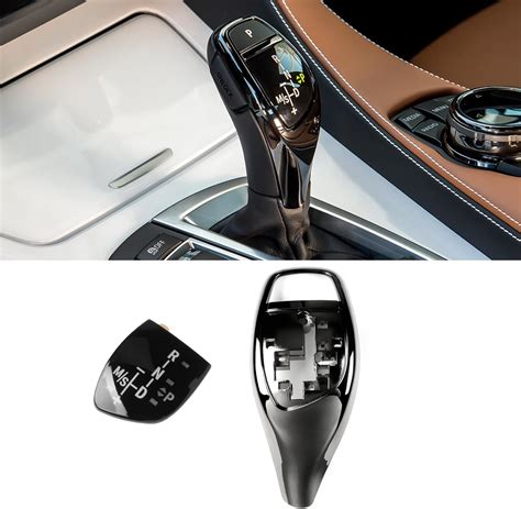 Jaronx Compatible With Bmw Gear Shift Knob Cover Trim