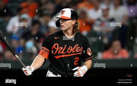 Baltimore Orioles Gunnar Henderson In Action During A Baseball Game