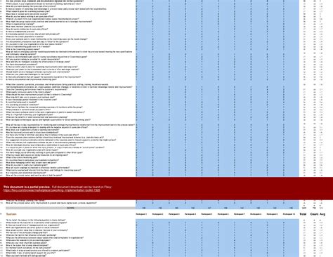 coworking implementation toolkit template excel xls