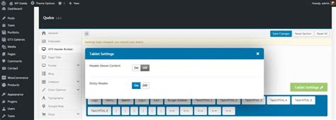 how to build different headers in qudos wordpress theme wp daddy