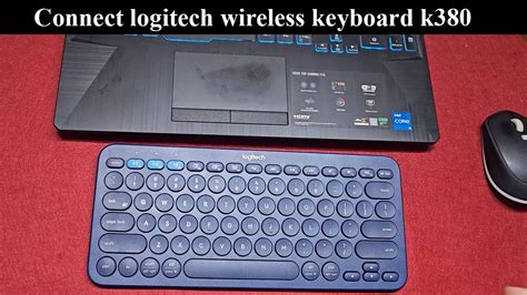 How To Connect Logitech Wireless Keyboard K Youtube