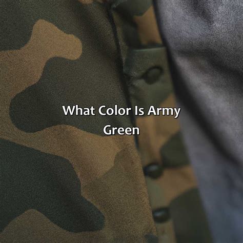 What Color Is Army Green Colorscombo Com