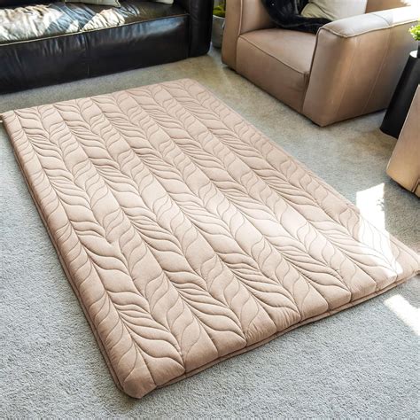 Ebern Designs Japanese Floor Mattress Futon Mattress Thicken Roll Up