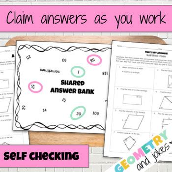 Geometry Unit Review Test Prep BUNDLE By Geometry And Jokes TPT