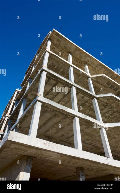 Reinforced Concrete Frame Structure Stock Photos Reinforced Concrete Frame Structure Stock