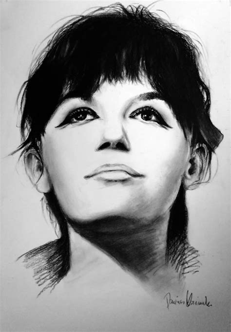 Portret Ewy Demarczyk Rysunek Węglem Dariusz Kaźmierczak Galeria Sztuki Haloart