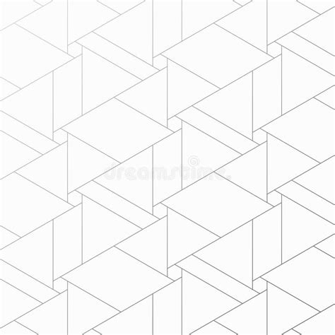 Geometric Vector Pattern Repeating Linear Square And Diamond Shape With Cross At Each Corner