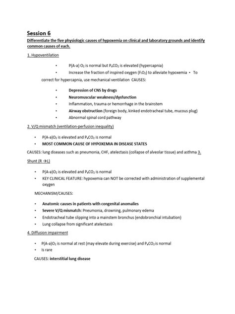 Meg Notes Clinical Reasoning Tutorials 6 10 Pdf Myocardial