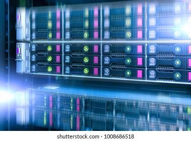 Hard Drives Flashing Rack Photos And Images Shutterstock