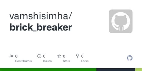 Github Vamshisimha Brick Breaker