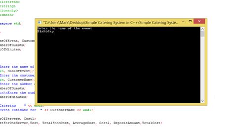 Simple Catering System In C Free Source Code SourceCodester