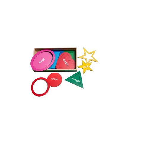 Geometric Shapes In Box Shapeboard 8shapes Magnet Eng