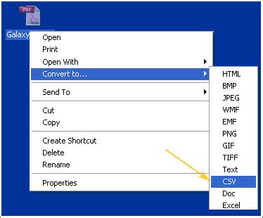 Convert PDF Files To CSV In Few Clicks