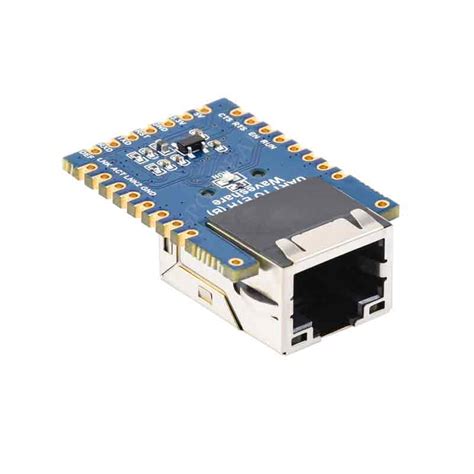 Ttl Uart To Ethernet Mini Module Castellated Holes With Immersion Gold Design Highly Integrated