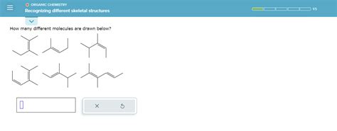 Solved Organic Chemistry Recognizing Different Skeletal