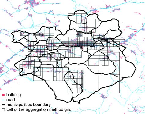 Map Of The Area After The Application Of The Row Column Aggregation