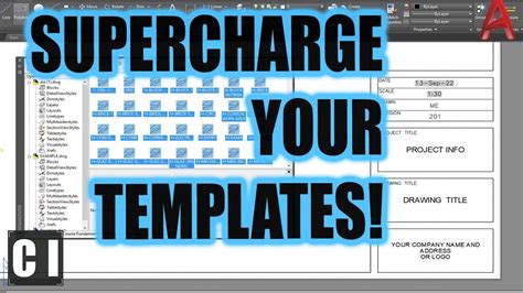 4 Tips To Supercharge Autocad Templates And Title Blocks Automate And Standardize 2 Minute