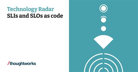 Slis And Slos As Code Technology Radar Thoughtworks