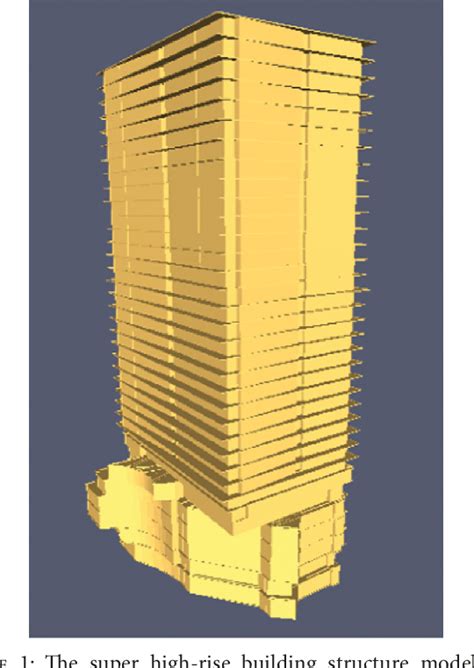 Table 1 From Numerical Simulation Of Fire Smoke Spread In A Super High Rise Building For