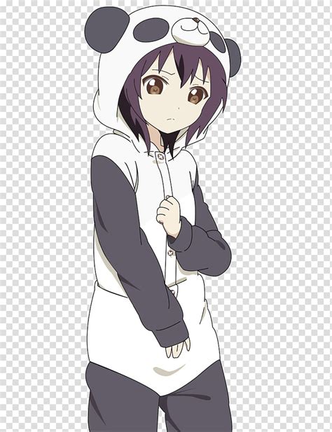 Yui Funami In A Panda Pajama Woman Wearing Black And White Panda