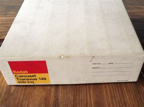 Vintage Kodak Carousel Transvue 140 Slide Tray