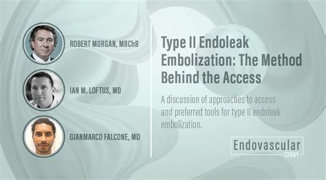 Type Ii Endoleak Embolization The Methods Behind The Access Endovascular Today