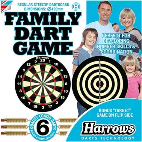 Harrows 2 In 1 Family Dart Game Woolworths