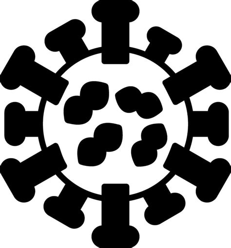 Enterococcus Faecalis Intestinal Flora Glyph 67206679 Vector Art At