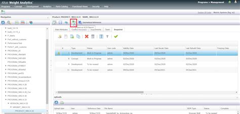 Export Snapshot Grid Details