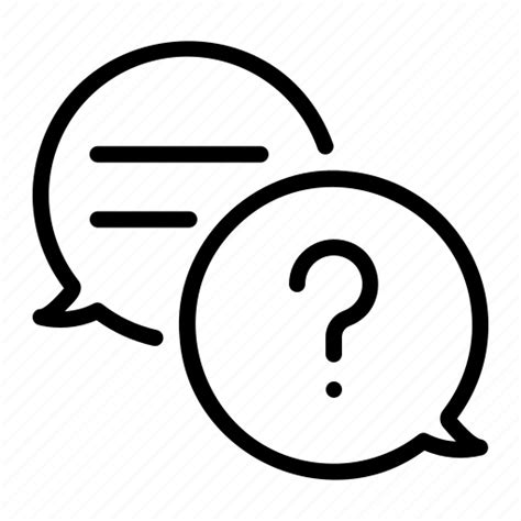 Question Mark Conversation Communications Speech Bubble Ask Icon Download On Iconfinder