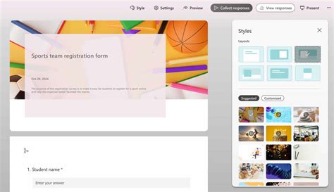 How To Create A Registration Form With Microsoft Forms