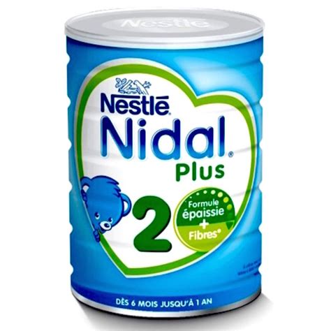 Nidal Plus Formule épaissie 2ème âge Lait En Poudre 800 G