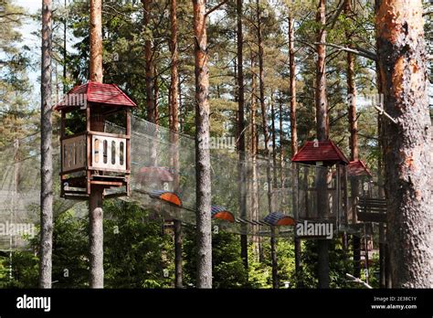 Adventure Tree Park Stock Photo Alamy