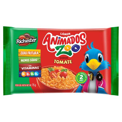 Macarrão Instantâneo Lámen Tomate Richester Sabor Inesquecível Do
