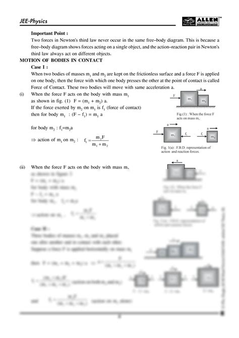 SOLUTION Newton Laws Of Motion Concepts With Questions Studypool