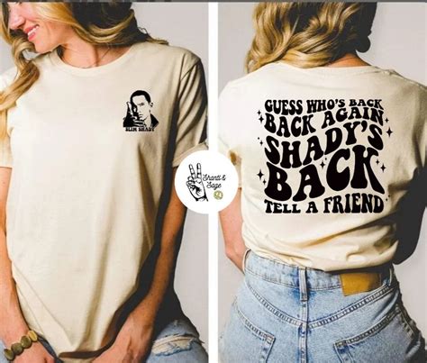 Guess Whos Back Back Again Shadys Back Tell A Friend Etsy