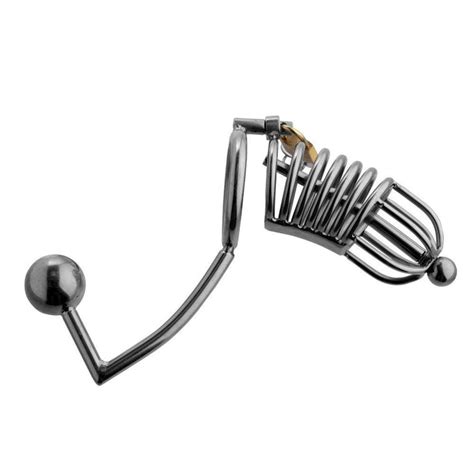 Ultra Complete Chastity Cage With Anal Insertion Topchastity