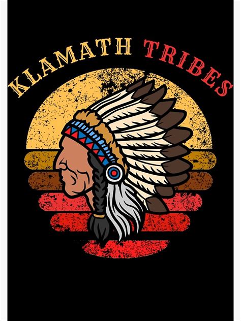 Klamath Tribes Poster For Sale By Atticufscott Redbubble
