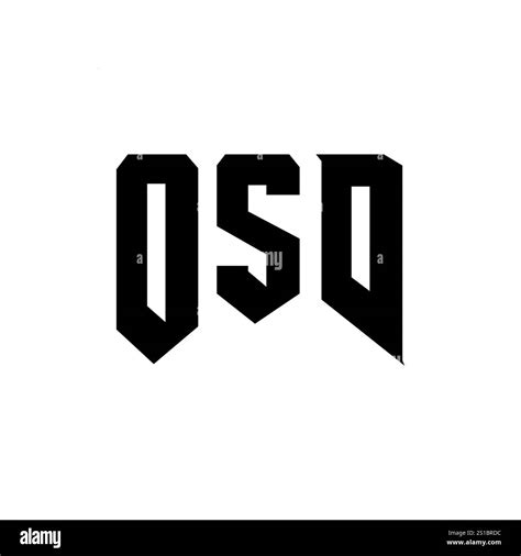 Osd Letter Logo Design For Technology Company Osd Logo Design Black And White Color Combination
