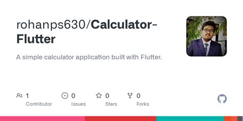 Github Rohanps630calculator Flutter A Simple Calculator Application