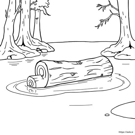Log Colouring Pages