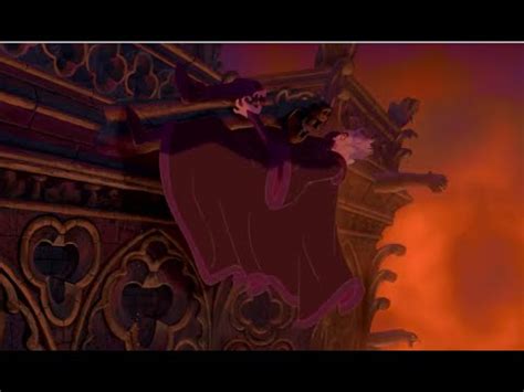 The Hunchback Of Notre Dame Frollos Death Mandarin Youtube