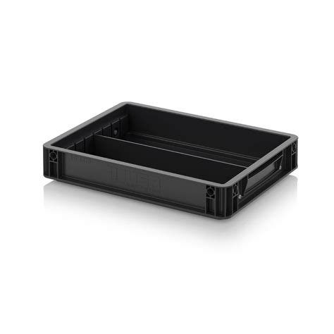 Stackable Antistatic Boxes With Longitudinal Dividers Interbrush Τεχνικές και Βιομηχανικές