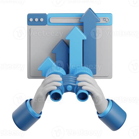 3d Rendering Web Visibility Isolated Useful For Digital Marketing