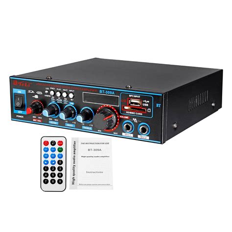 800w Audio Power Amplifier Bluetooth Hifi Stereo H Vicedeal