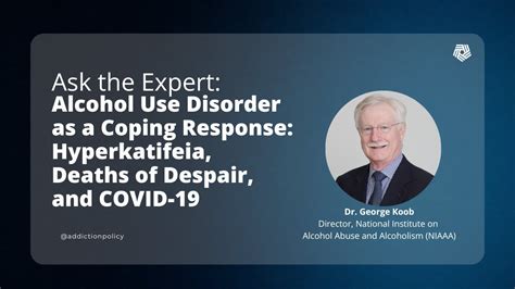 Dr George Koob Presentation At The 2021 Addiction Policy Forum