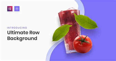 section and row background in elementor parallax particles etc