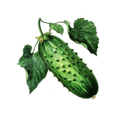 Detailed Cucumber Botanical Illustration Free Photo Illustration Rawpixel