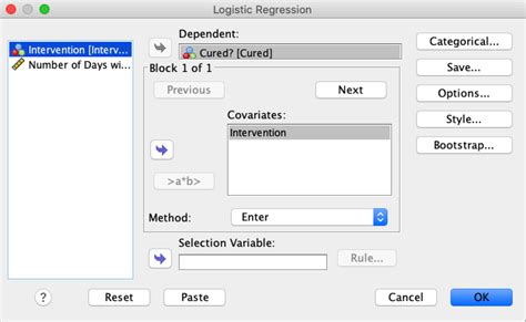 From Spss To Jamovi Logistic Regression — Jamovi Documentation