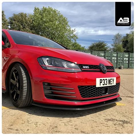 Front Splitter V2 Vw Golf Mk7 0 Gti Gtd Autobeam
